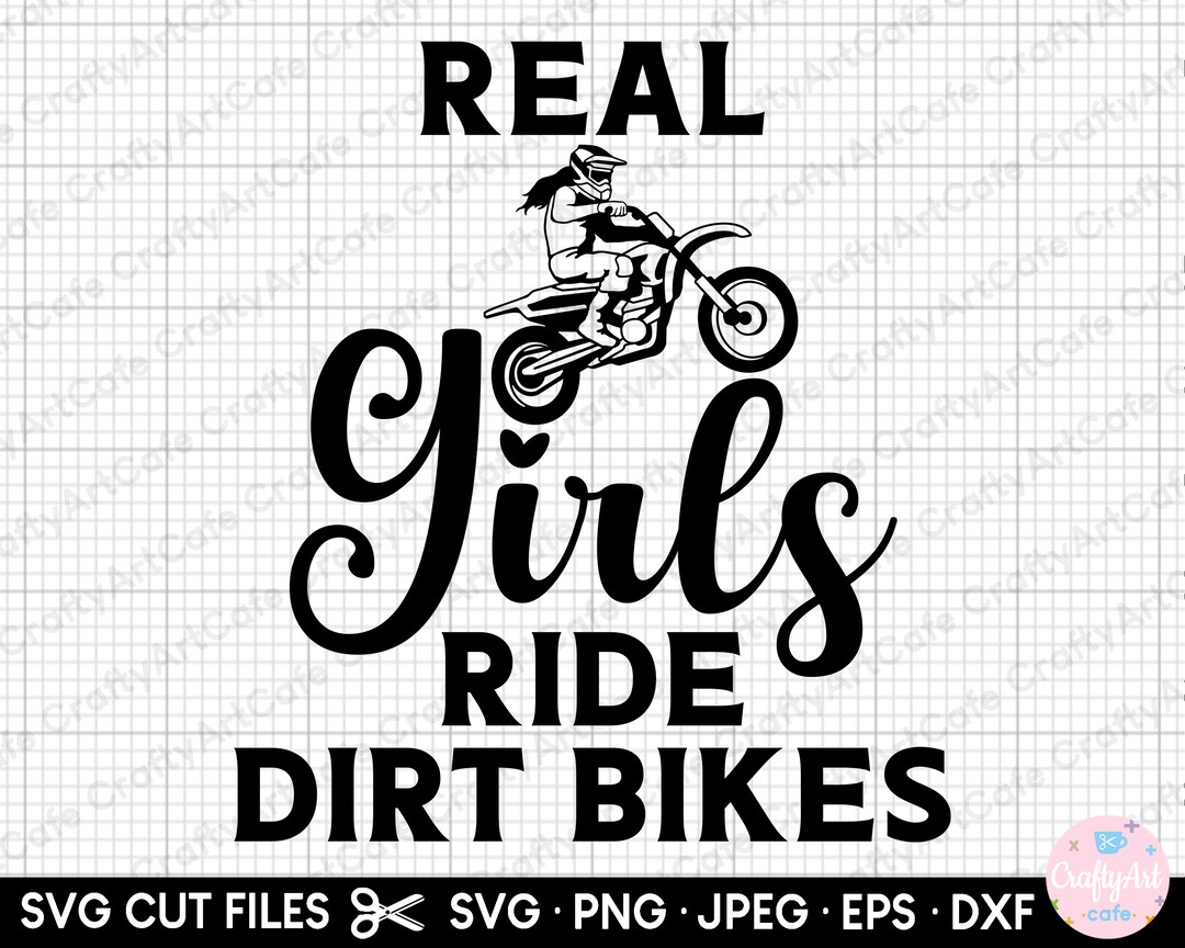 Motorcross Girl Svg Critcut Shirt Motocross Girl Png Female Motocross ...