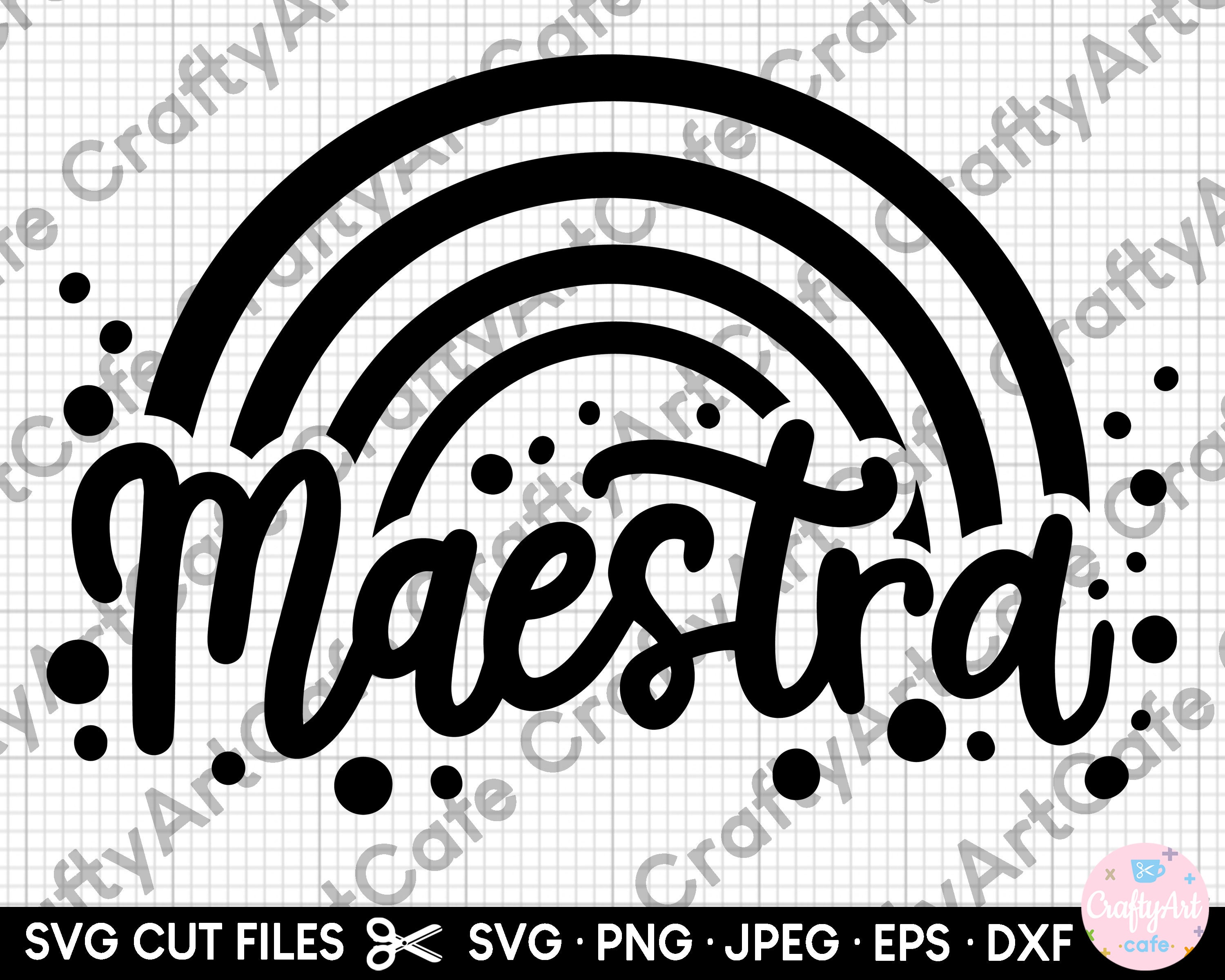Maestra Svg - Etsy