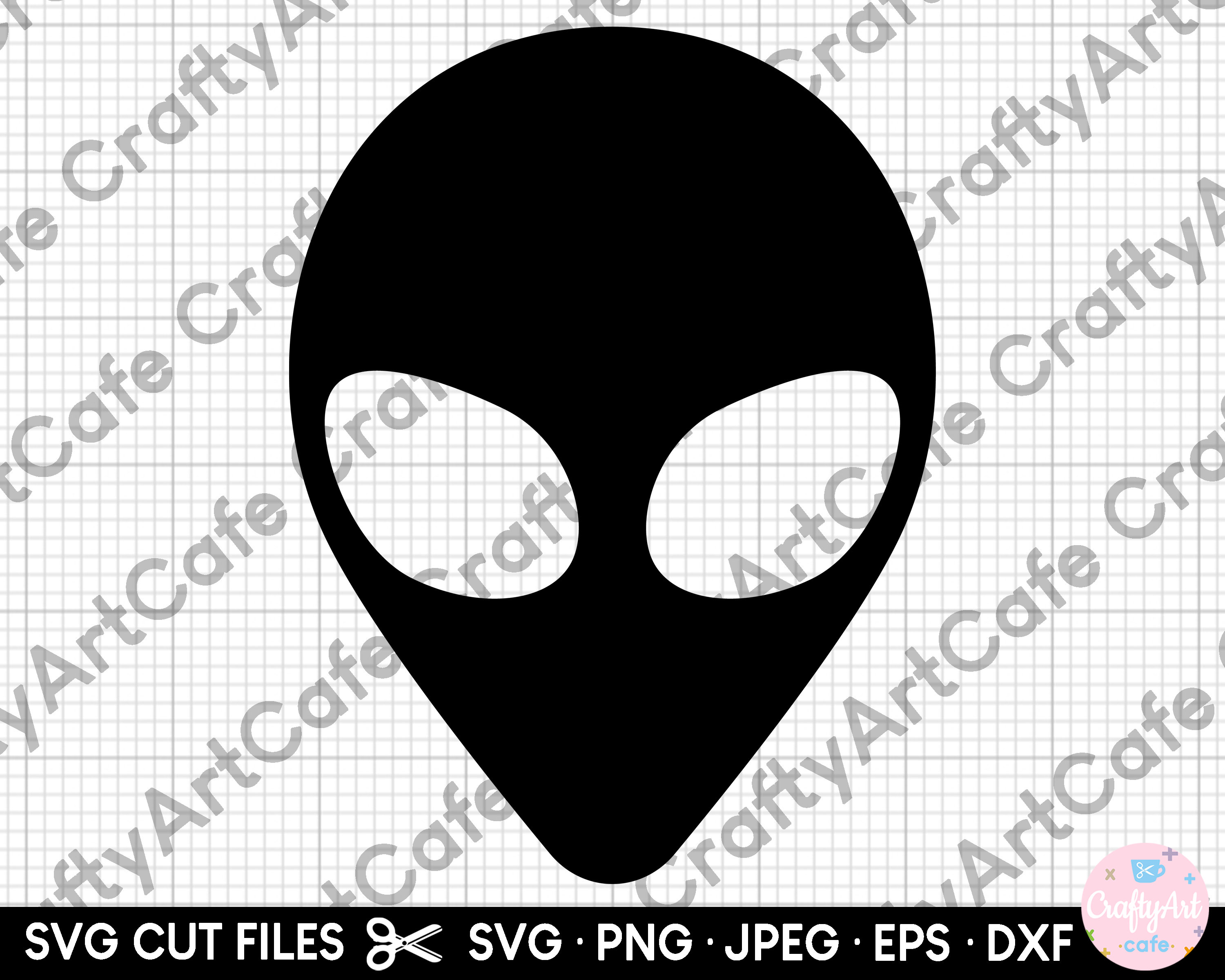 Alien Head Clipart