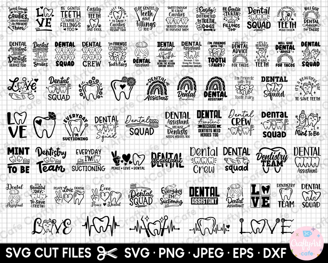 Dental Svg Bundle Dental Png Bundle Dentist Svg Dentist Png Dental ...