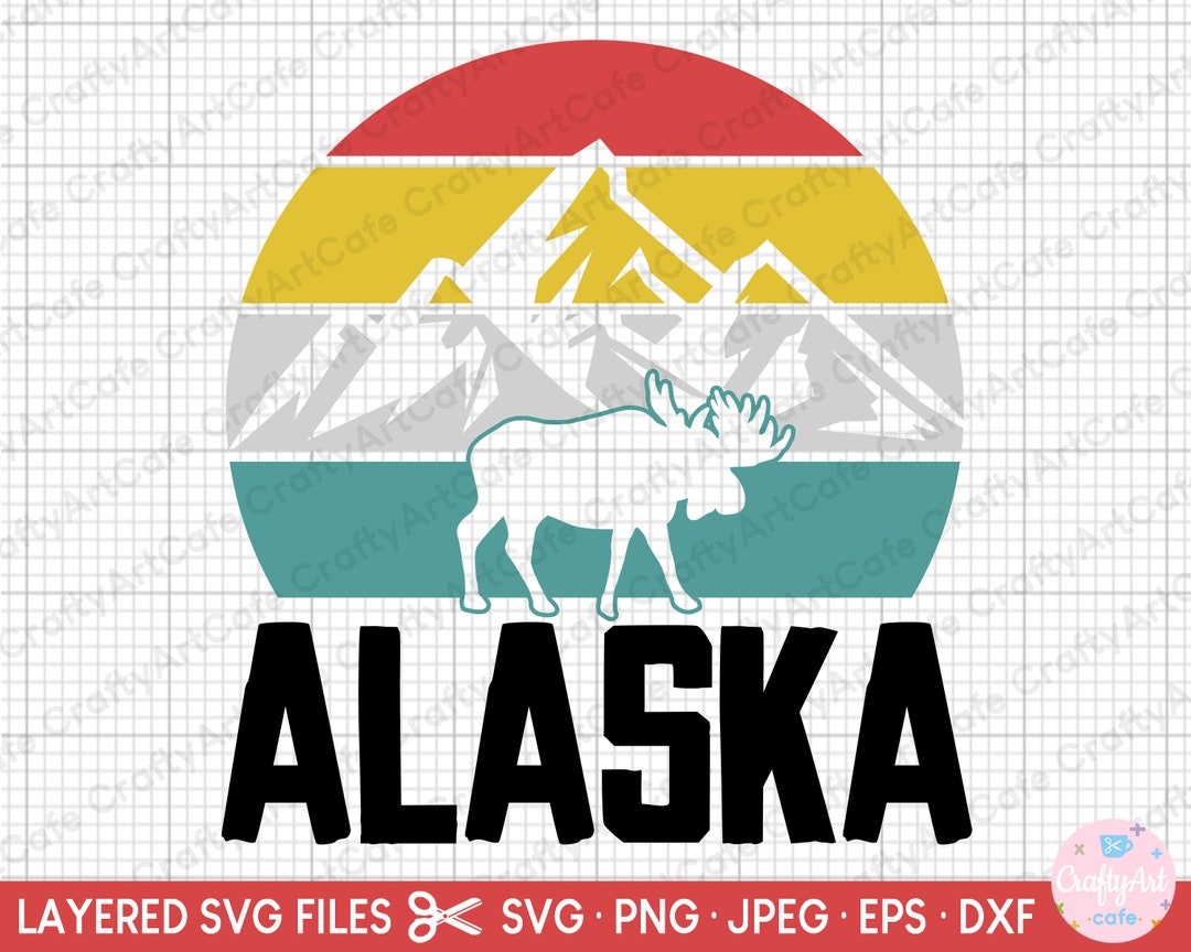 Alaska Svg Cricut Cut File Alaska Png Alaska Jpg - Etsy