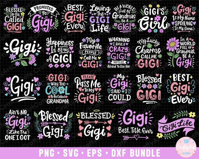 Gigi Png Gigi Svg Gigi Png Bundle Sublimination Free Commercial Use ...