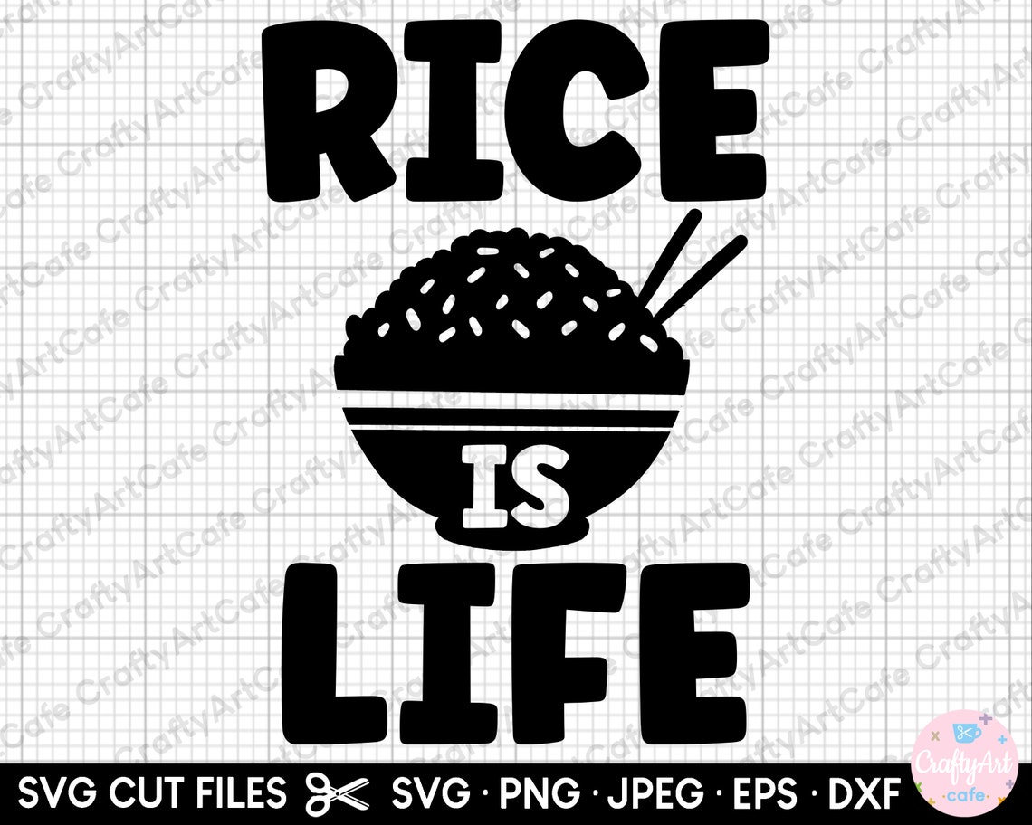 Rice Svg Rice Png Rice Lover Svg for Cricut Shirt Philippino | Etsy