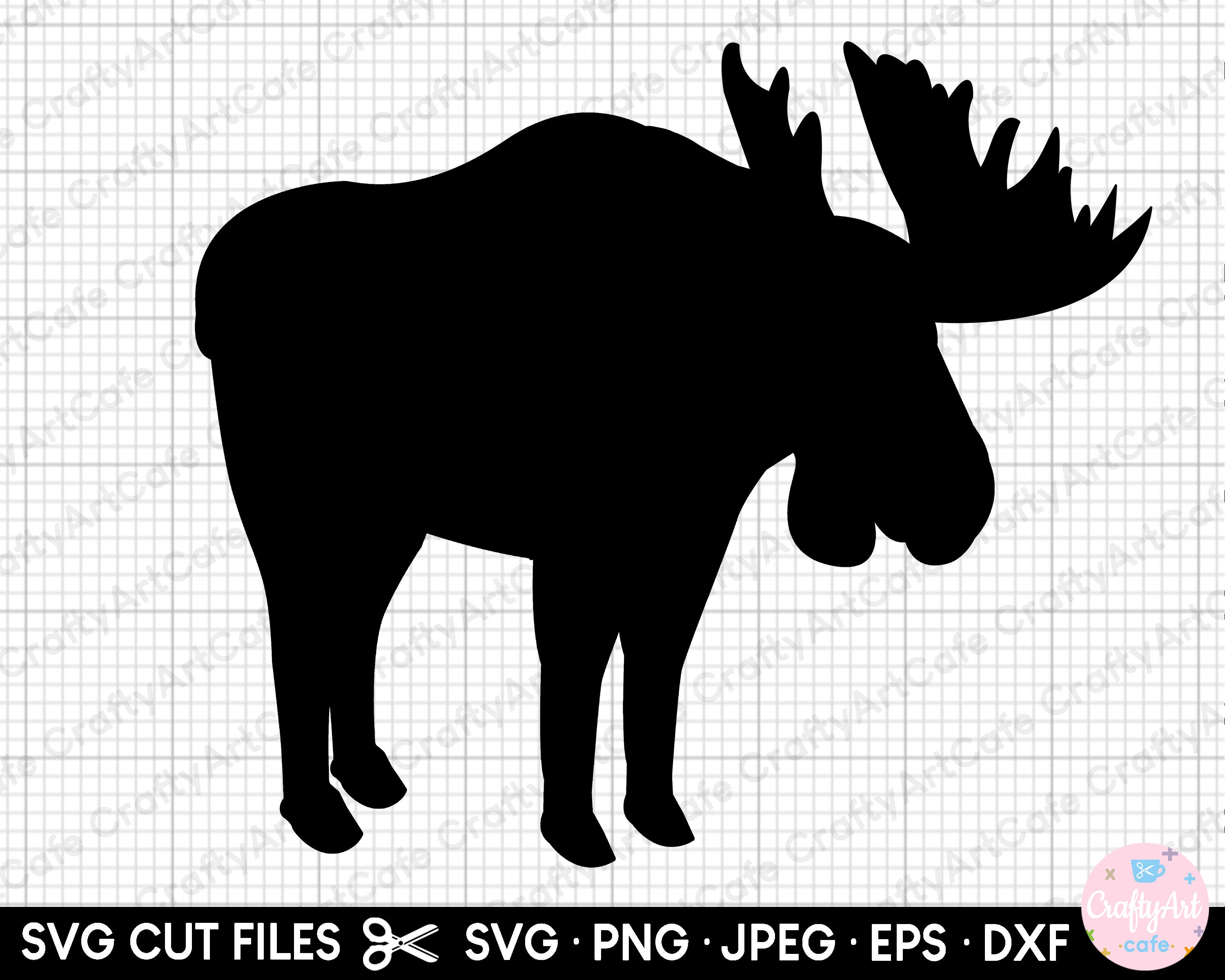 Moose Head Silhouette Free