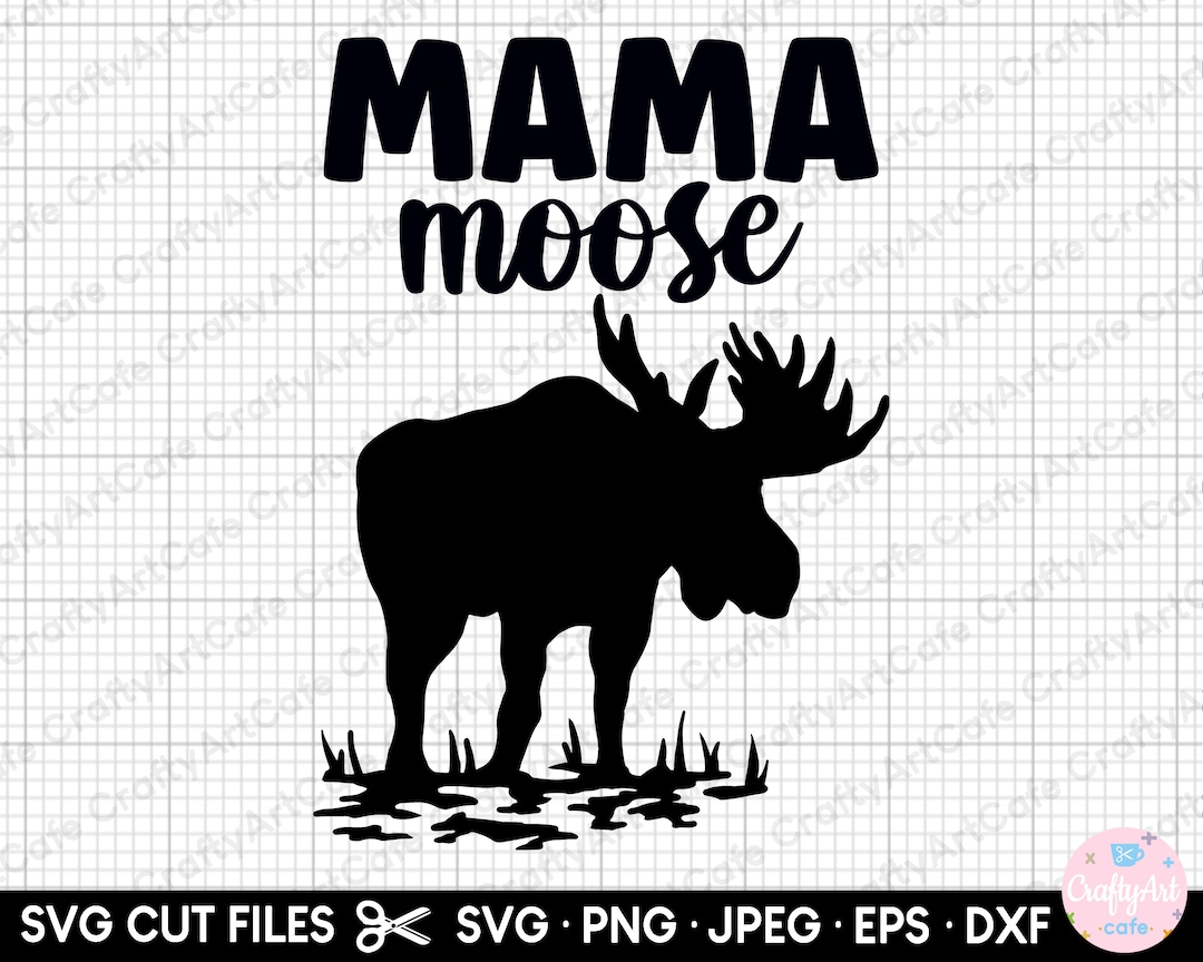 Moose Svg, Moose Png, Moose Svg File Cricut, Free Commercial Use Moose ...