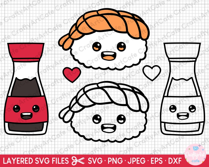 Sushi Svg Sushi Png Soy Sauce Svg Soy Sauce Png Soy Sauce Clipart Sushi ...