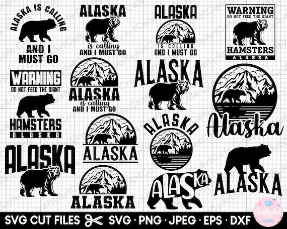 Alaska Svg Bundle Alaska Png Bundle Alaska Shirt Designs - Etsy
