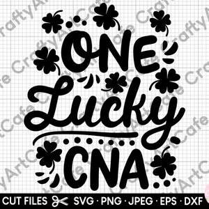Cna Svg for Cricut Cna Png Cna St. Patrick's Day Svg Certified Nurse ...