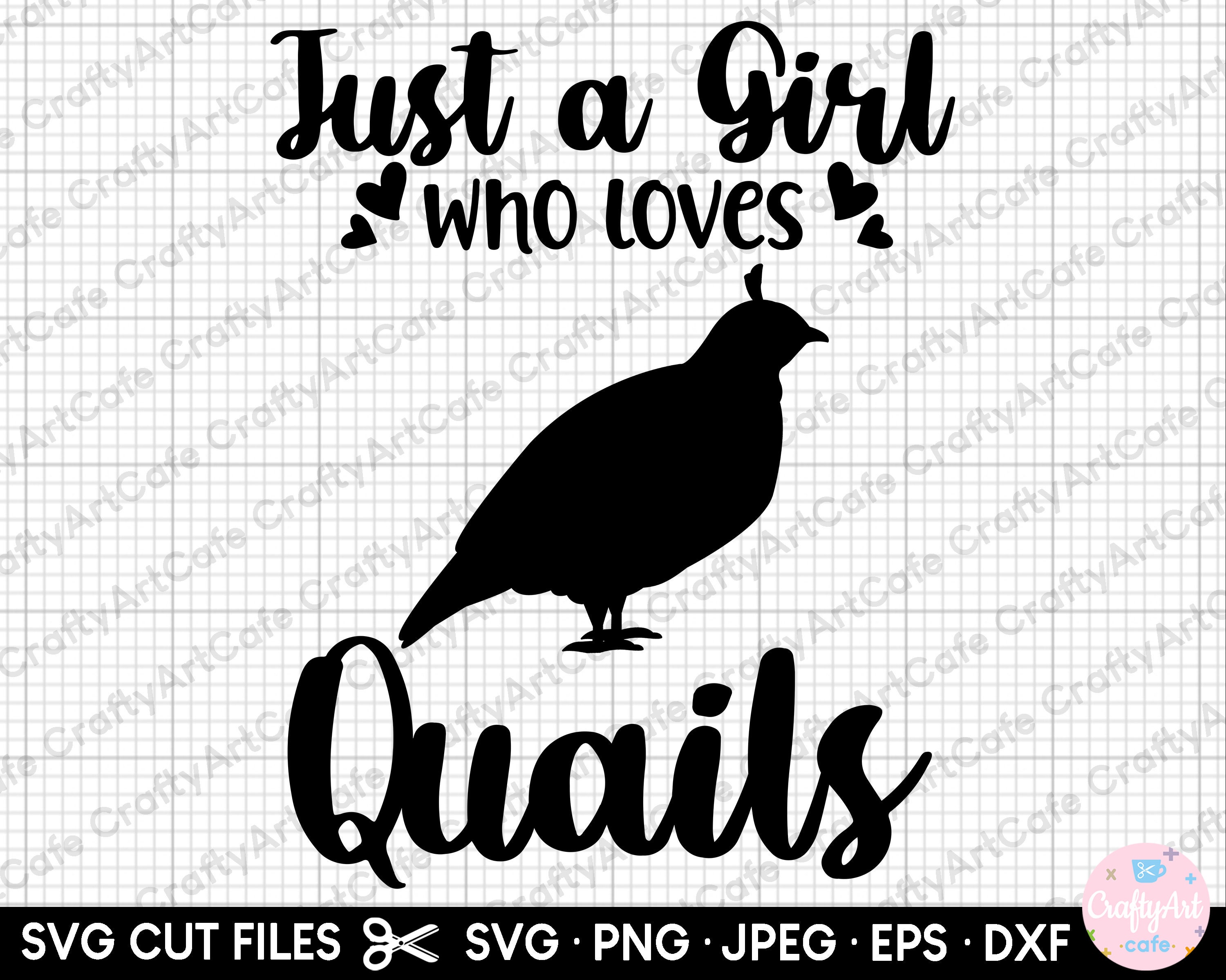 Quail Svg Png Just a Girl Who Loves Quails - Etsy