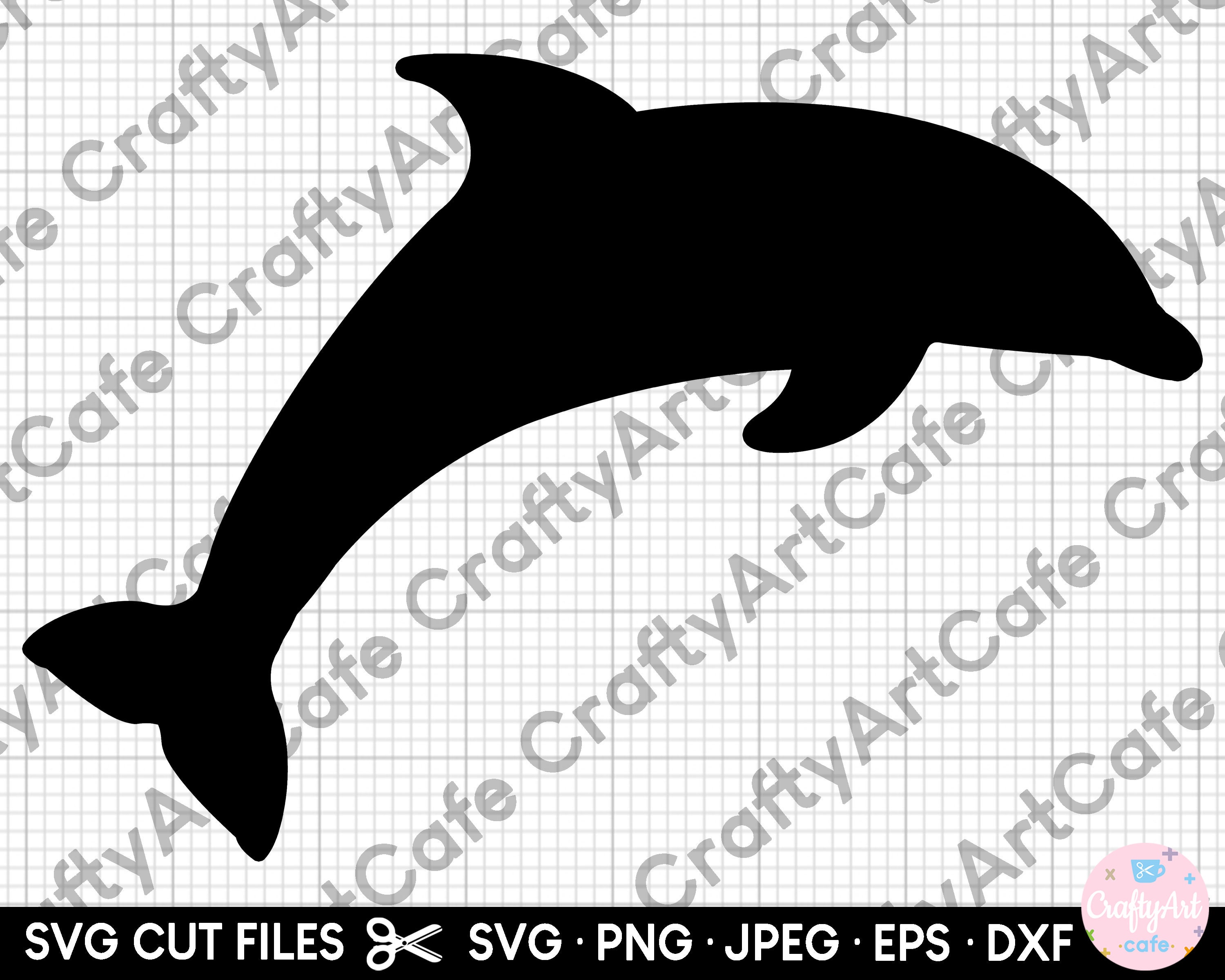 Dolphin Silhouette Svg Dolphin Silhouette Png Dolphin Clipart - Etsy