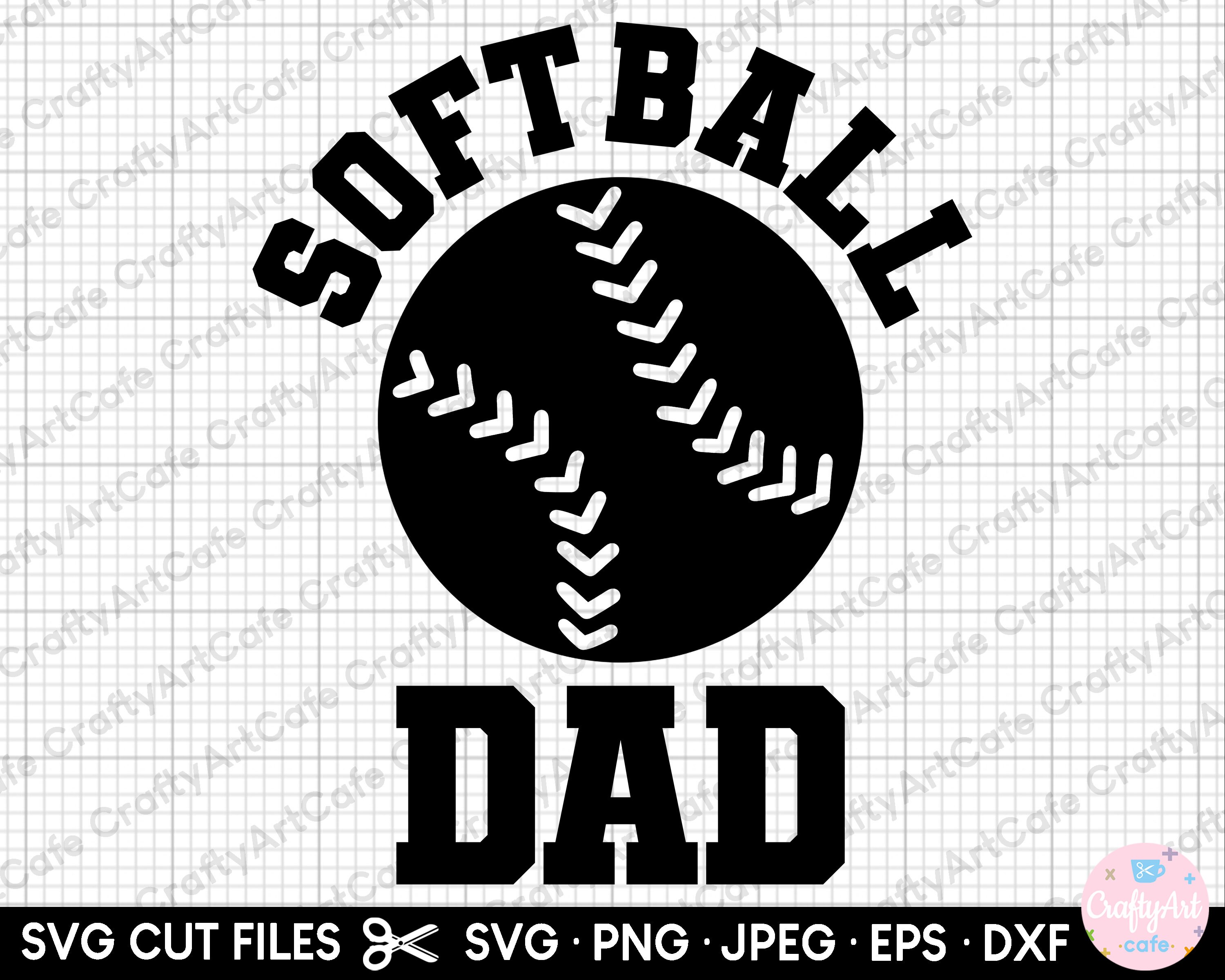 Softball Svg Softball Png Softball Dad Father - Etsy