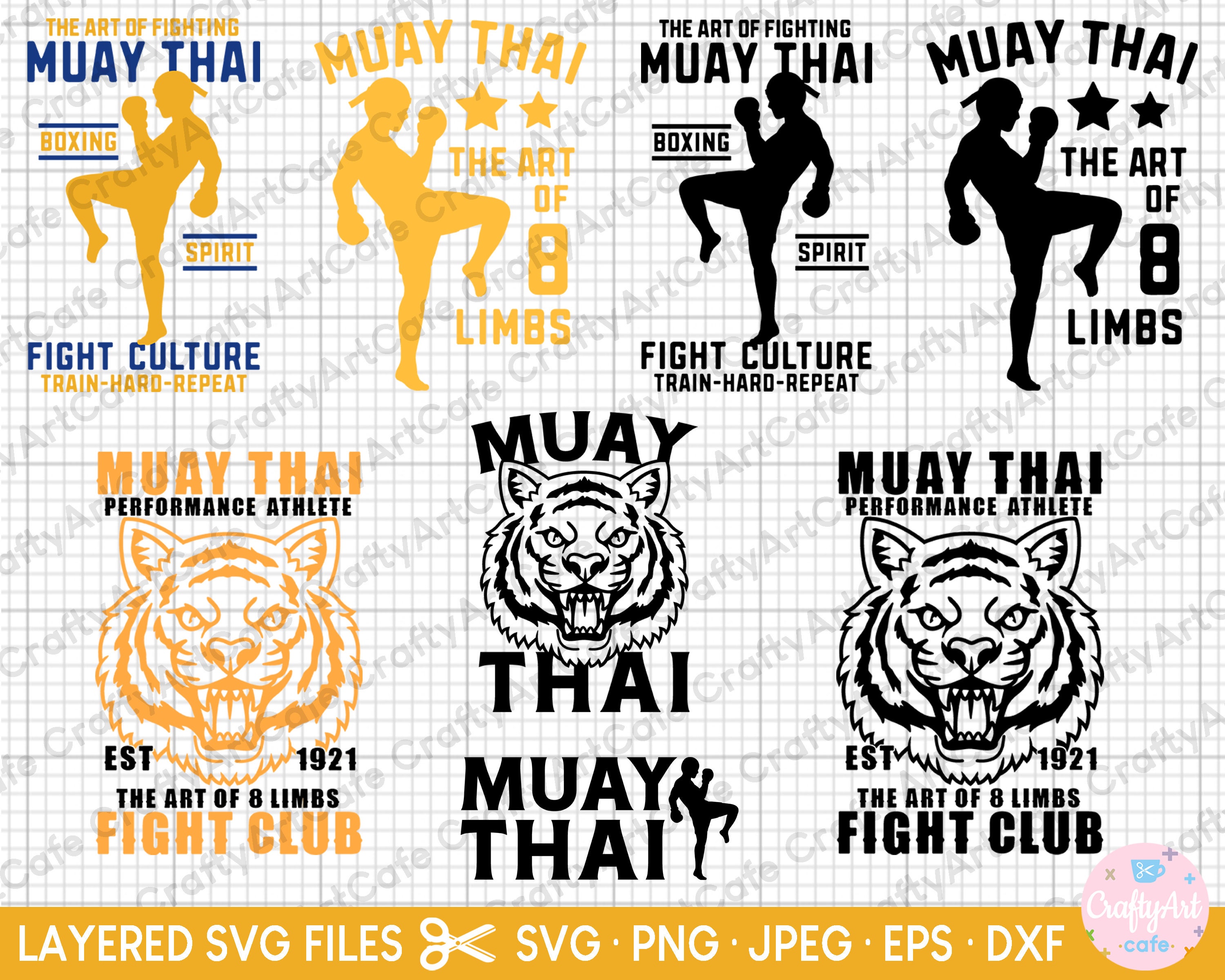 Muay Thai Svg Bundle Shirt Designs Free Commercial Use - Etsy