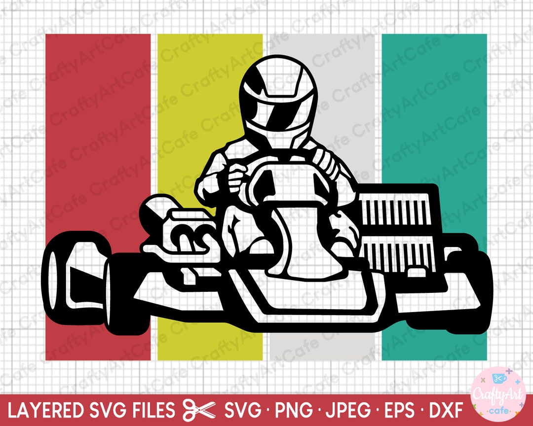 Kart Racing Svg Png - Etsy