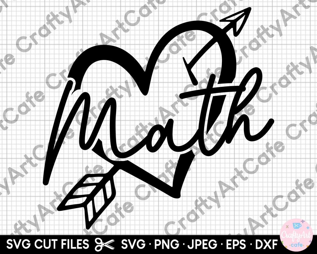 Math Svg Cut File Cricut, Math Png, Math Teacher Svg, Math Teacher Png ...