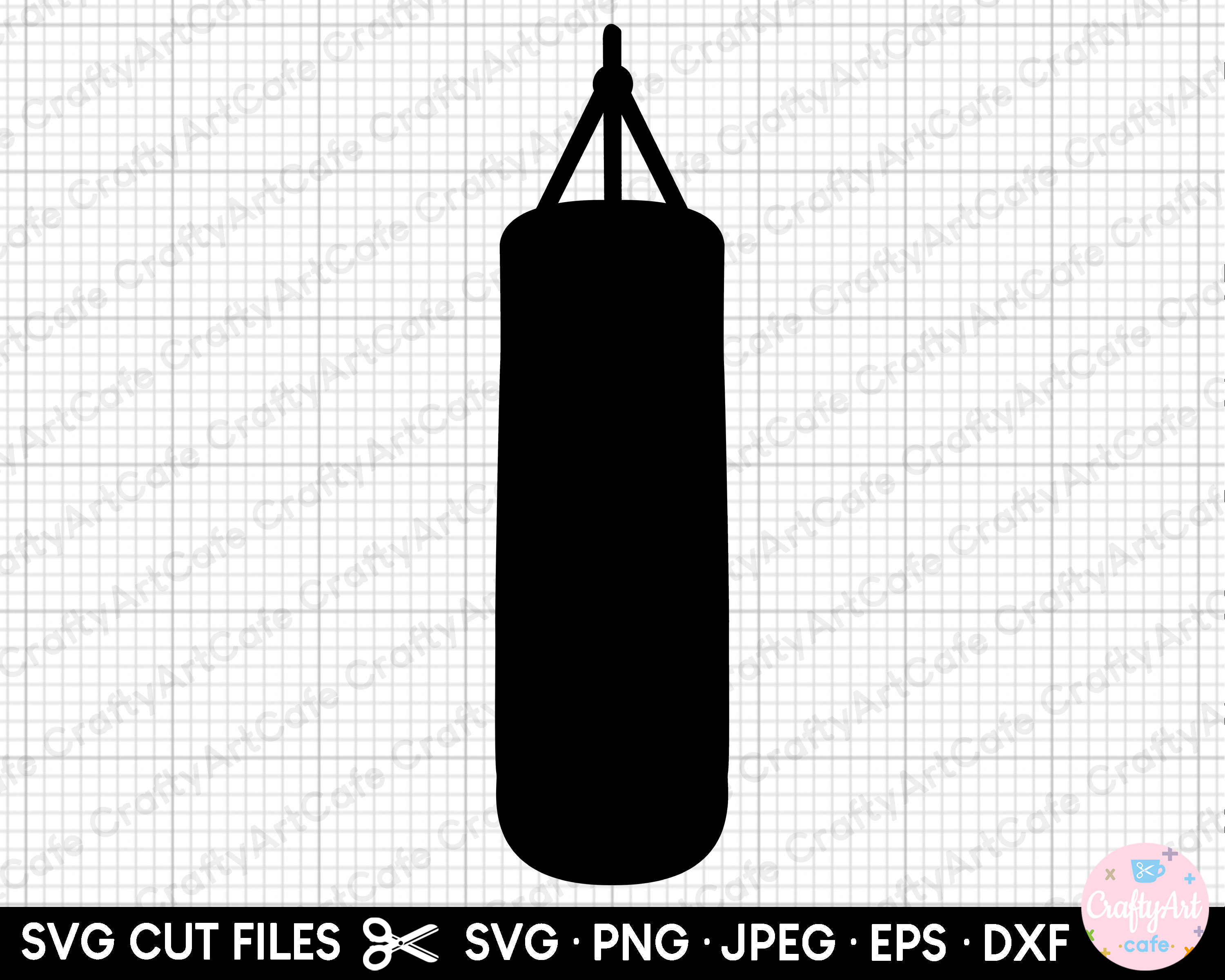 Punching Bag Svg Punching Bag Silhouette Punching Bag Png Punching Bag ...