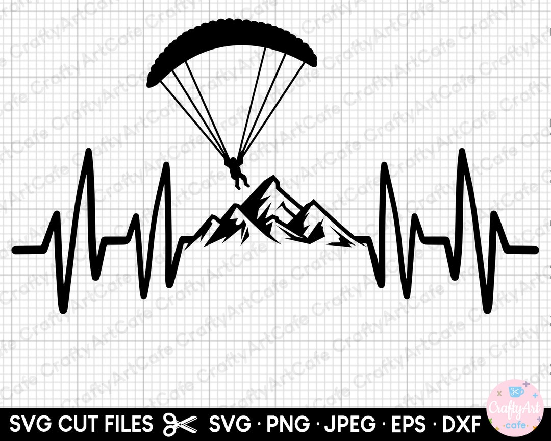 Paragliding Svg Paragliding Png Paraglide Svg File for Cricut Shirt - Etsy