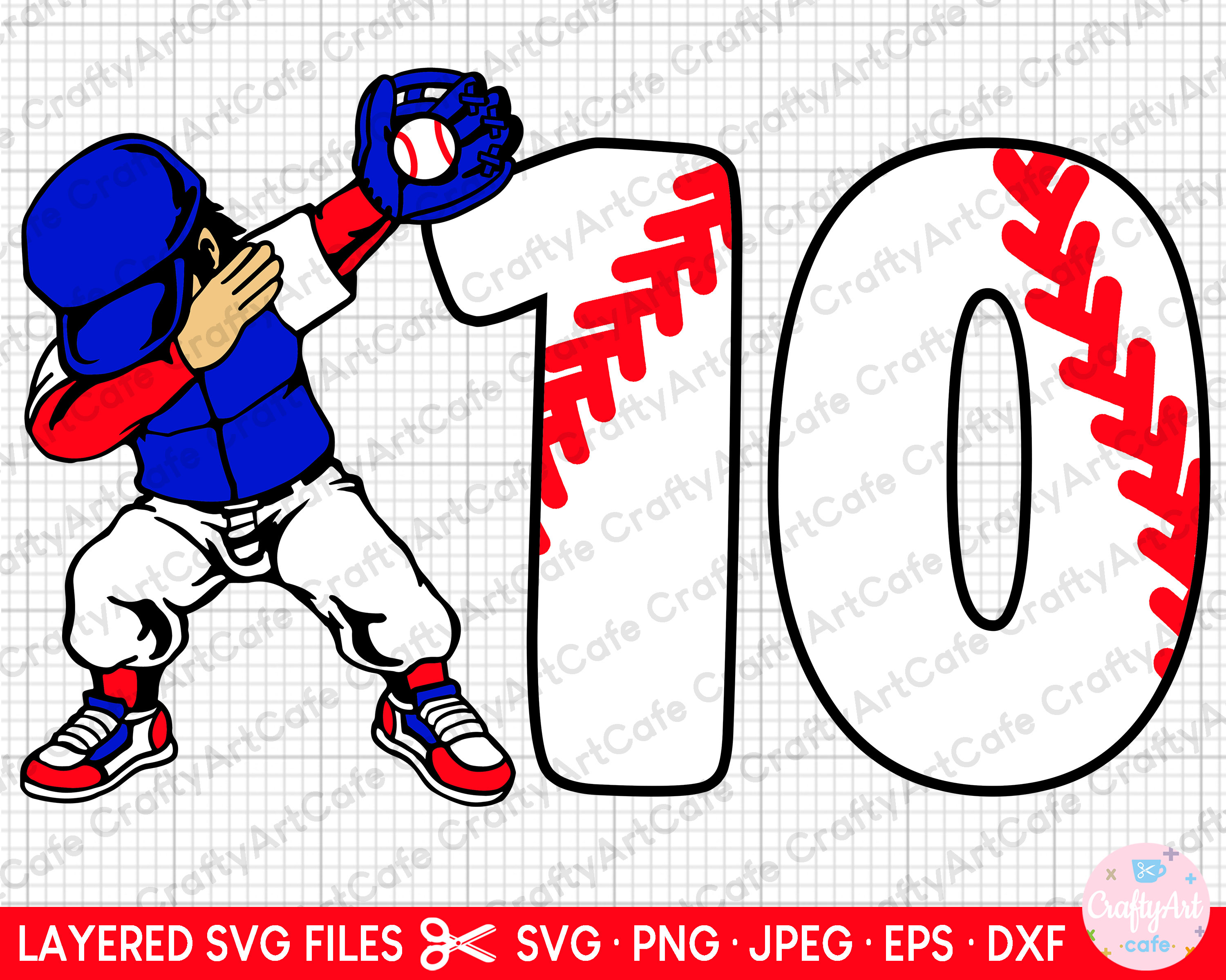 10th Birthday Boy Baseball Player Svg Png - Etsy