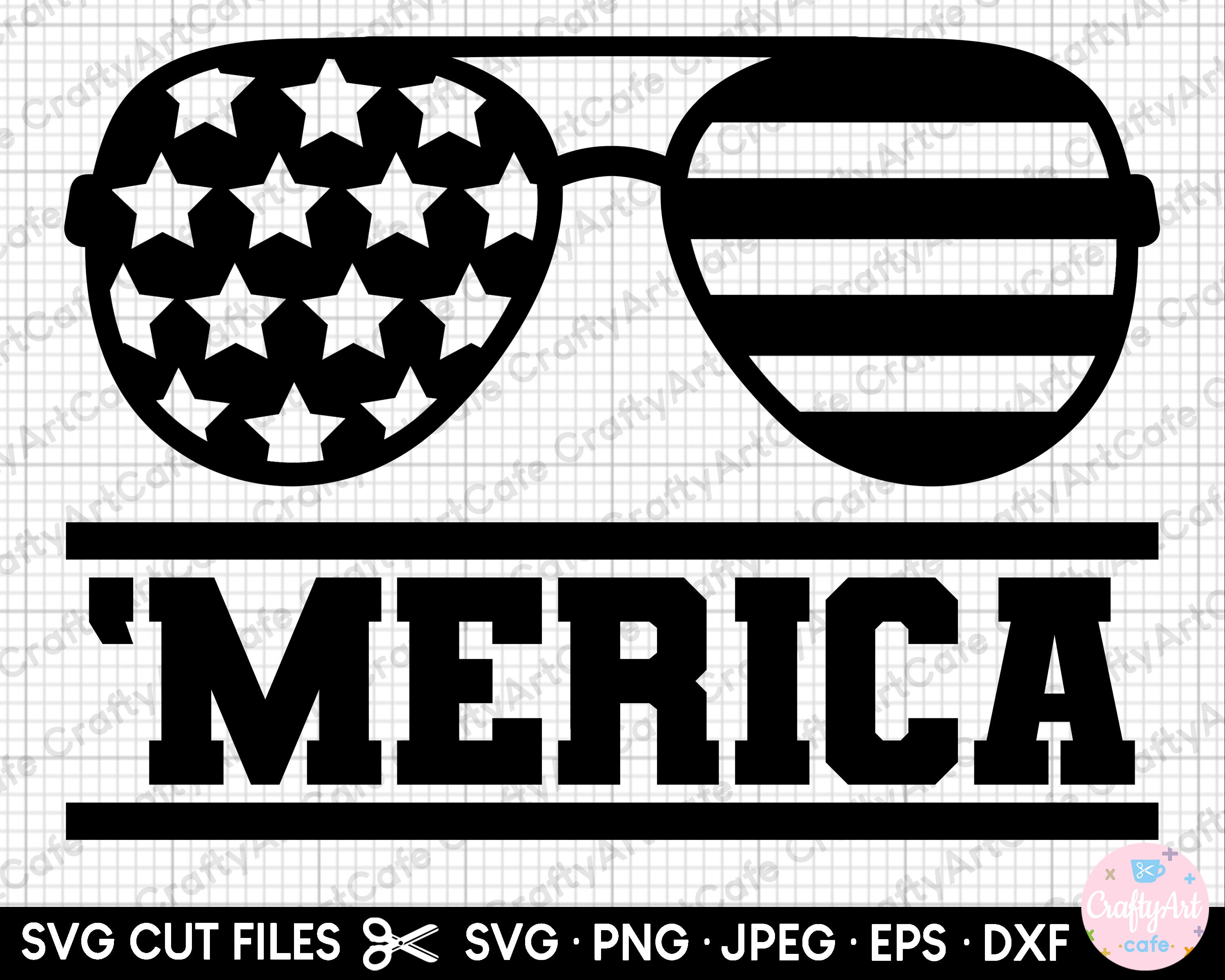 Merica Svg Merica Png Merica Svg Cut File Cricut 4th of July - Etsy