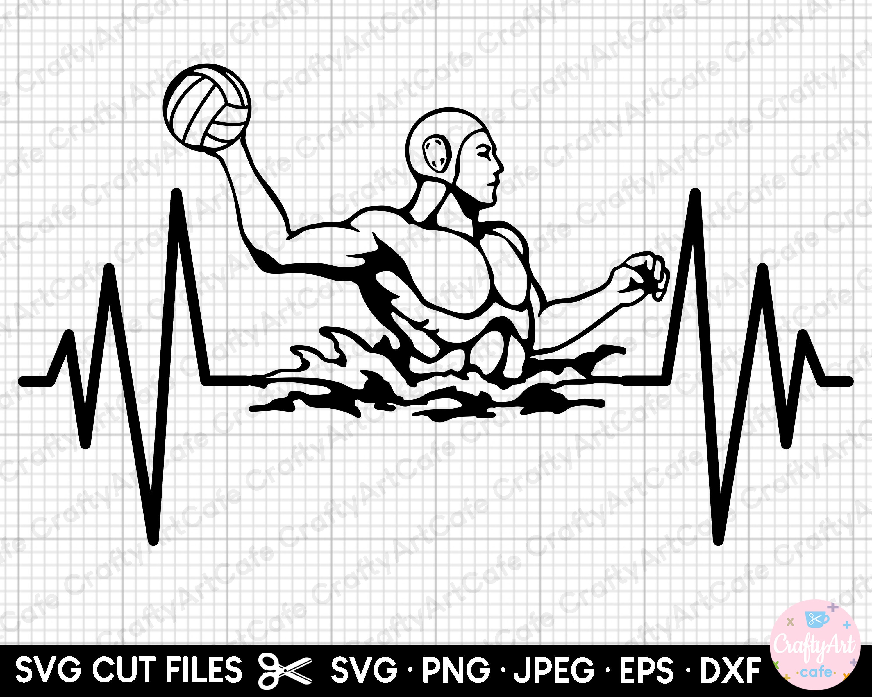 Water Polo Design Svg Png Cricut - Etsy