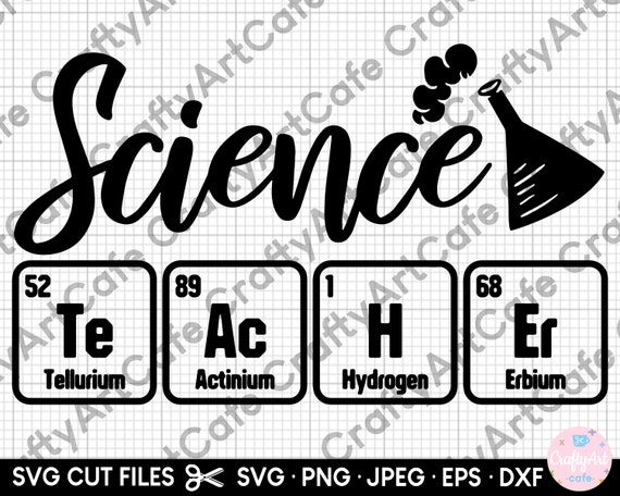 Science Teacher Svg Cut File - Etsy