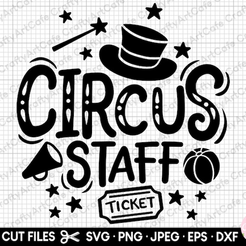 Carnival Staff SVG Circus Birthday Shirt Birthday Outfit - Etsy