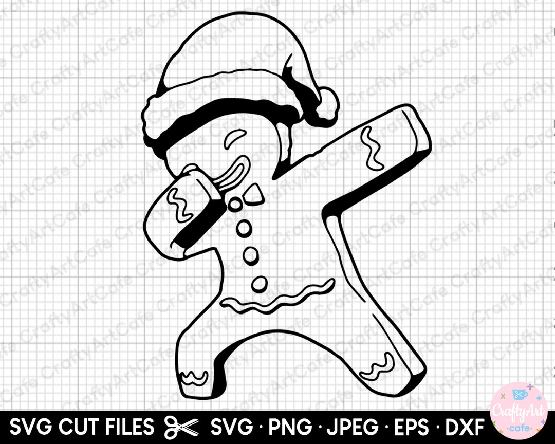 Gingerbread Man Svg Gingerbread Man Png Gingerbread Man Clipart ...