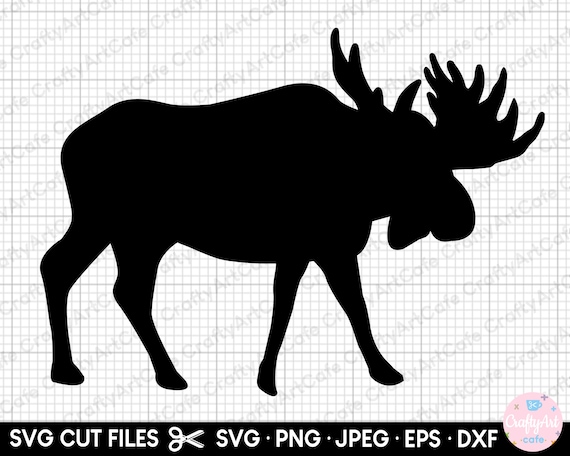 Moose Silhouette Moose Svg Moose Vector Moose Png Free - Etsy