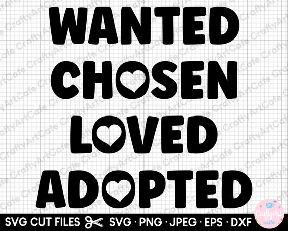 Adoption Svg Adoption Png Adoption Svg Cricut Cut File Cutting - Etsy