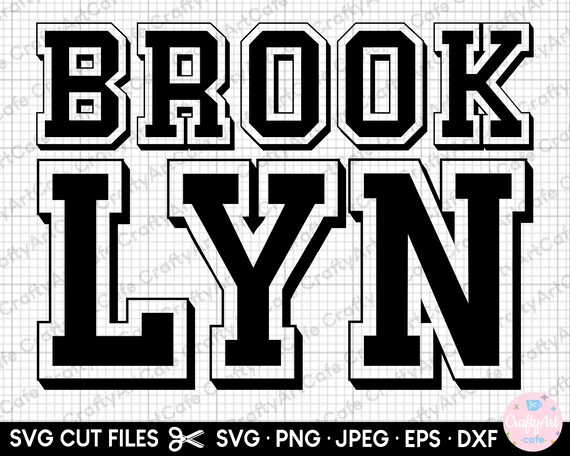 Brooklyn Svg Brooklyn Png | Etsy