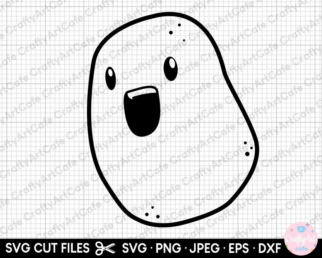 Potato Svg Potato Png Potato Clipart Potato Jpg Potato Vector Cute ...