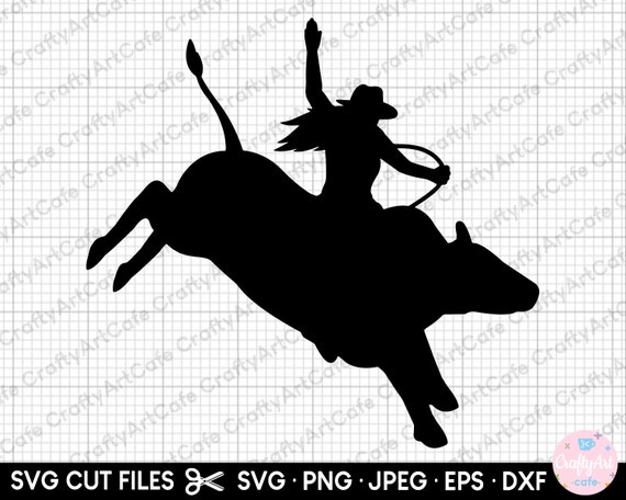 Girl Rodeo Silhouette