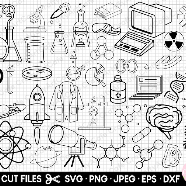 Science Svg Files - Etsy