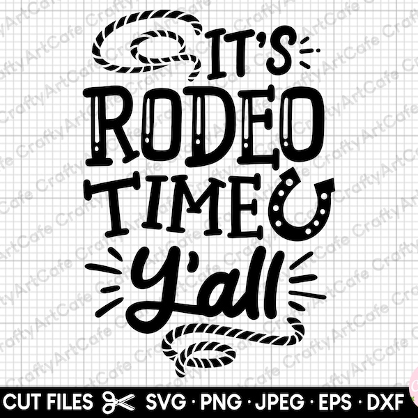Rodeo Time Png - Etsy