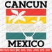 Cancun Svg Cancun Png - Etsy