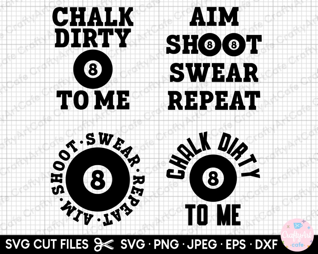 Billiards Svg Snooker Svg Png Cricut Cut File - Etsy