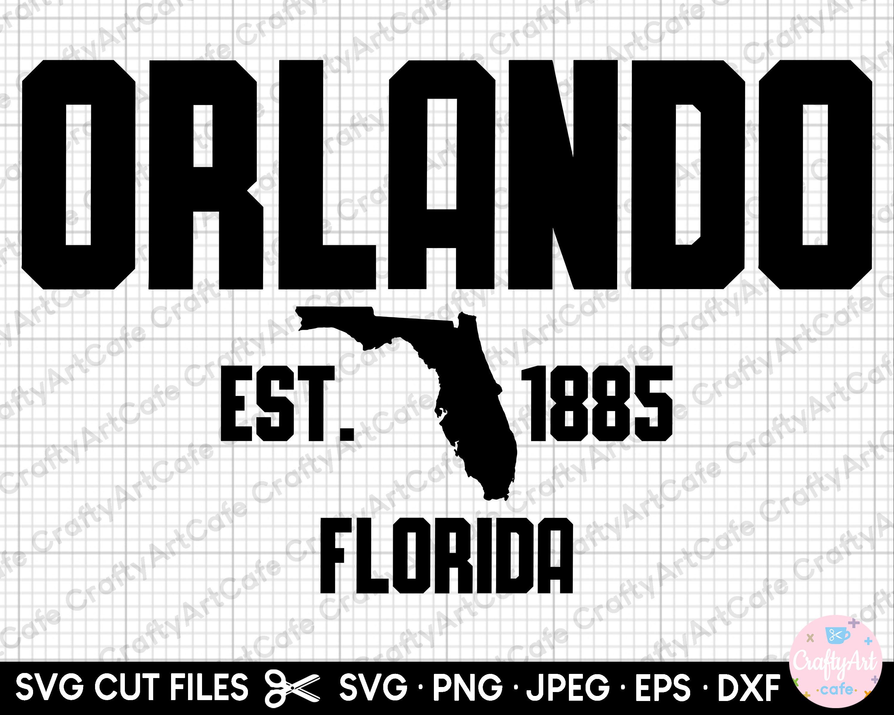 Orlando Svg Orlando Png Cricut Commerial Use - Etsy