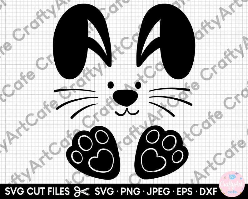 Bunny Face Svg Bunny Face Png Rabbit Face Svg Rabbit Face Png - Etsy