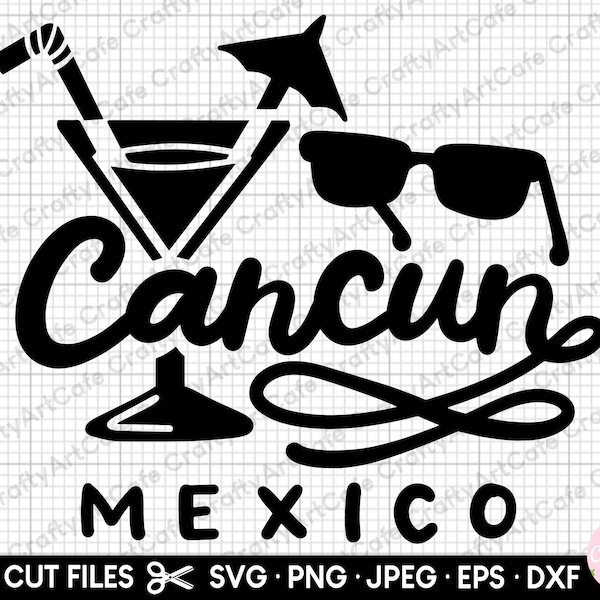 Cancun Svg - Etsy
