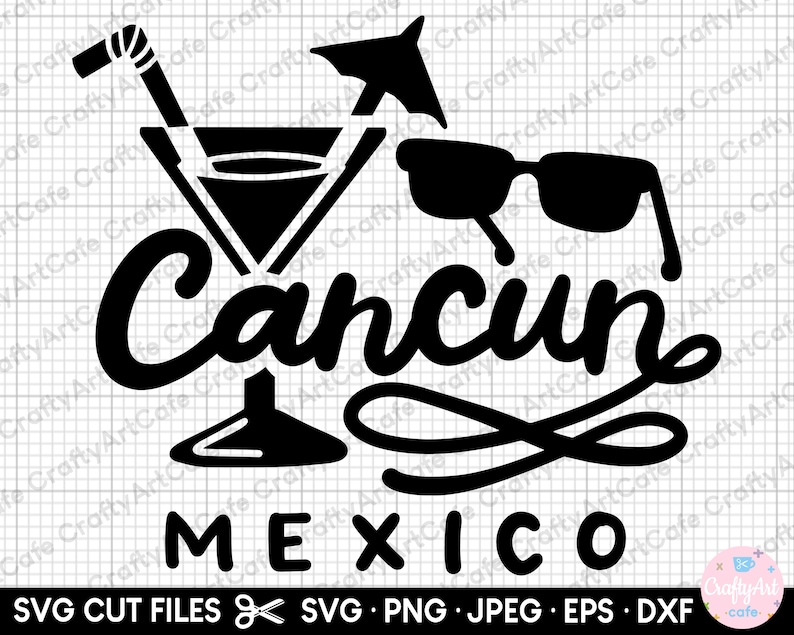 Cancun Svg Png Vacation Cancut - Etsy