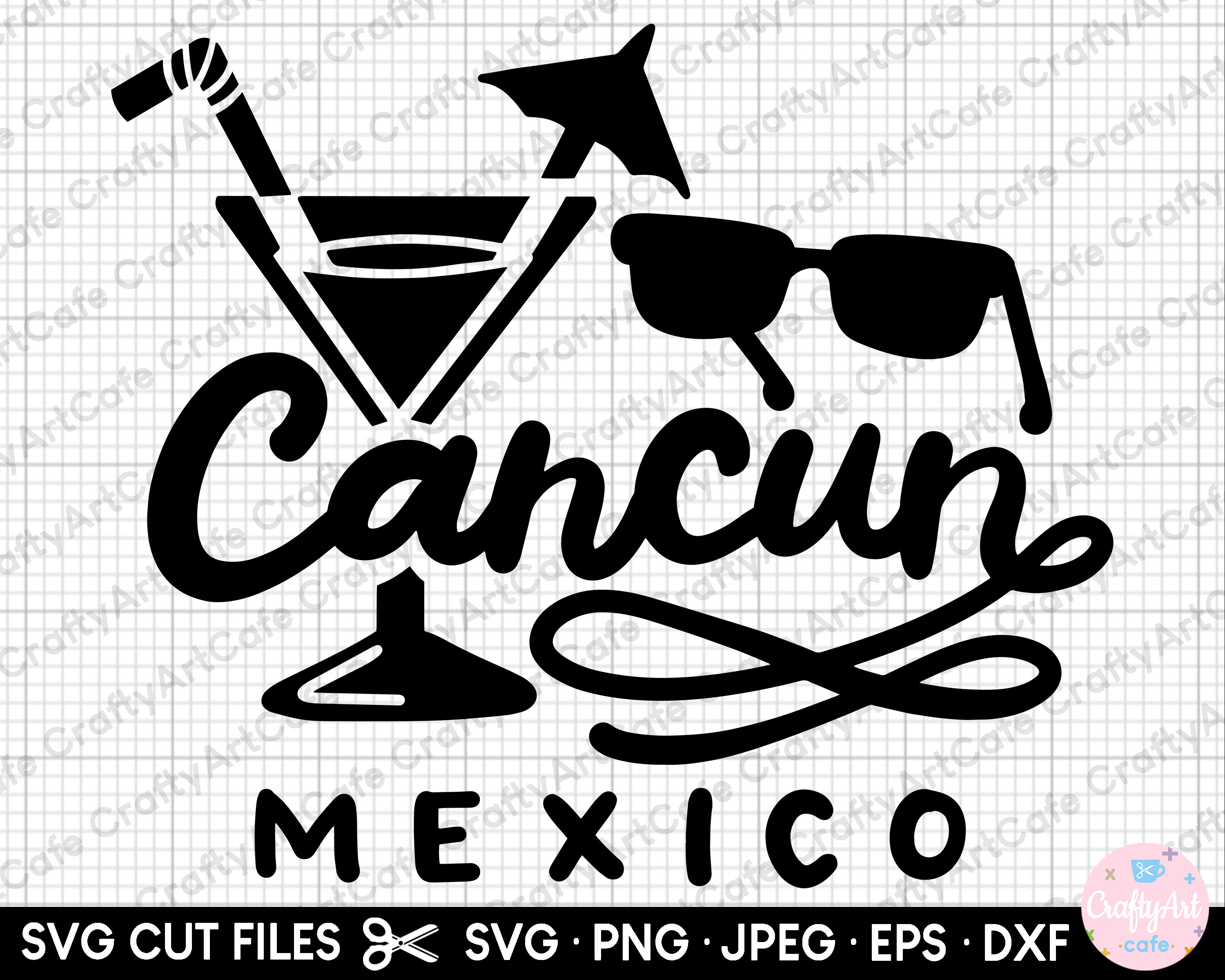 Cancun Svg Png Vacation Cancut - Etsy