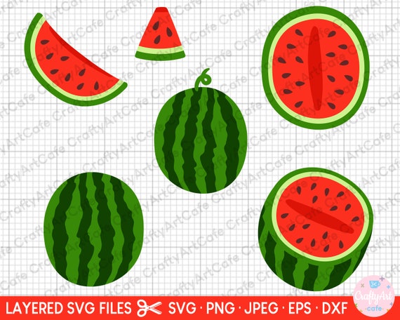 Watermelon Svg Bundle Commercial Use | Etsy