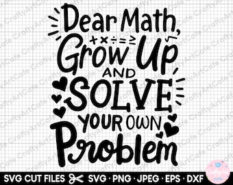 Math Teacher Svg Math Png Math Svg for Cricut Shirt Math Png for Shirts ...