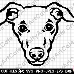 Whippet Svg Whippet Head Svg Whippet Png Whippet Head Svg - Etsy