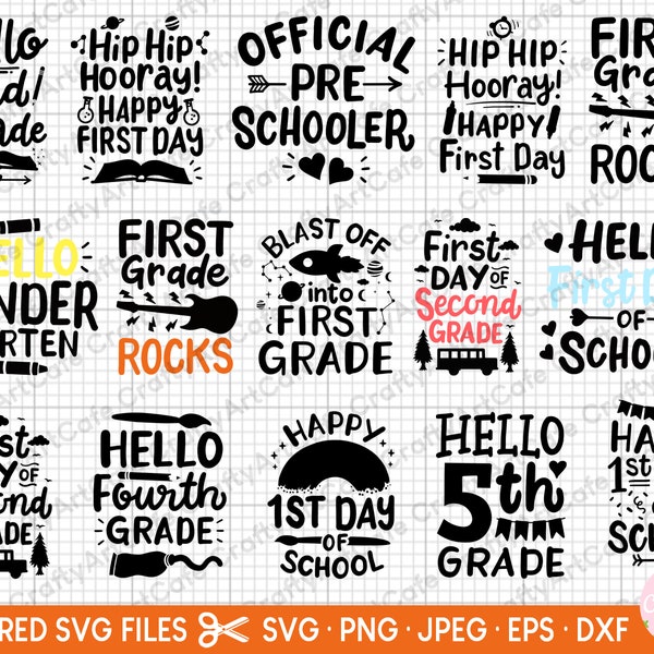 First Day of School Svg - Etsy