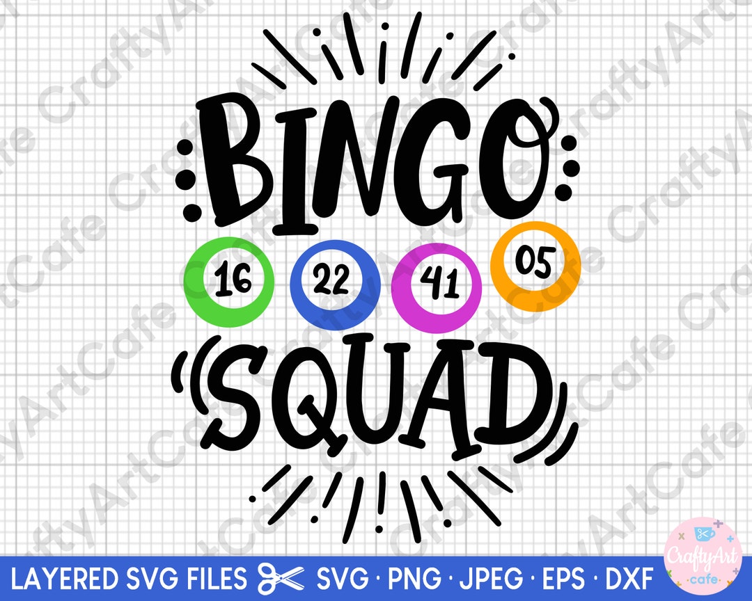 Bingo Svg - Etsy