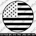 American Flag Svg Round Circle Us Flag Usa Flag - Etsy