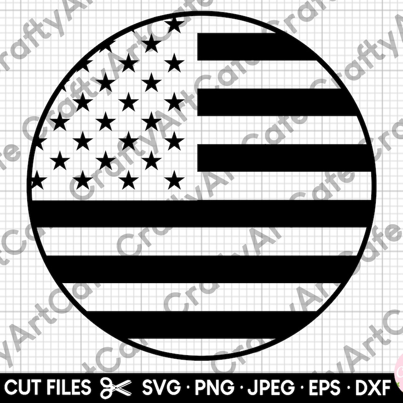 Round Flag Cnc - Etsy