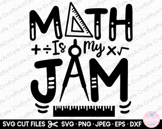 Math Teacher Svg Cut File Cricut Commercial Use Math Teacher - Etsy