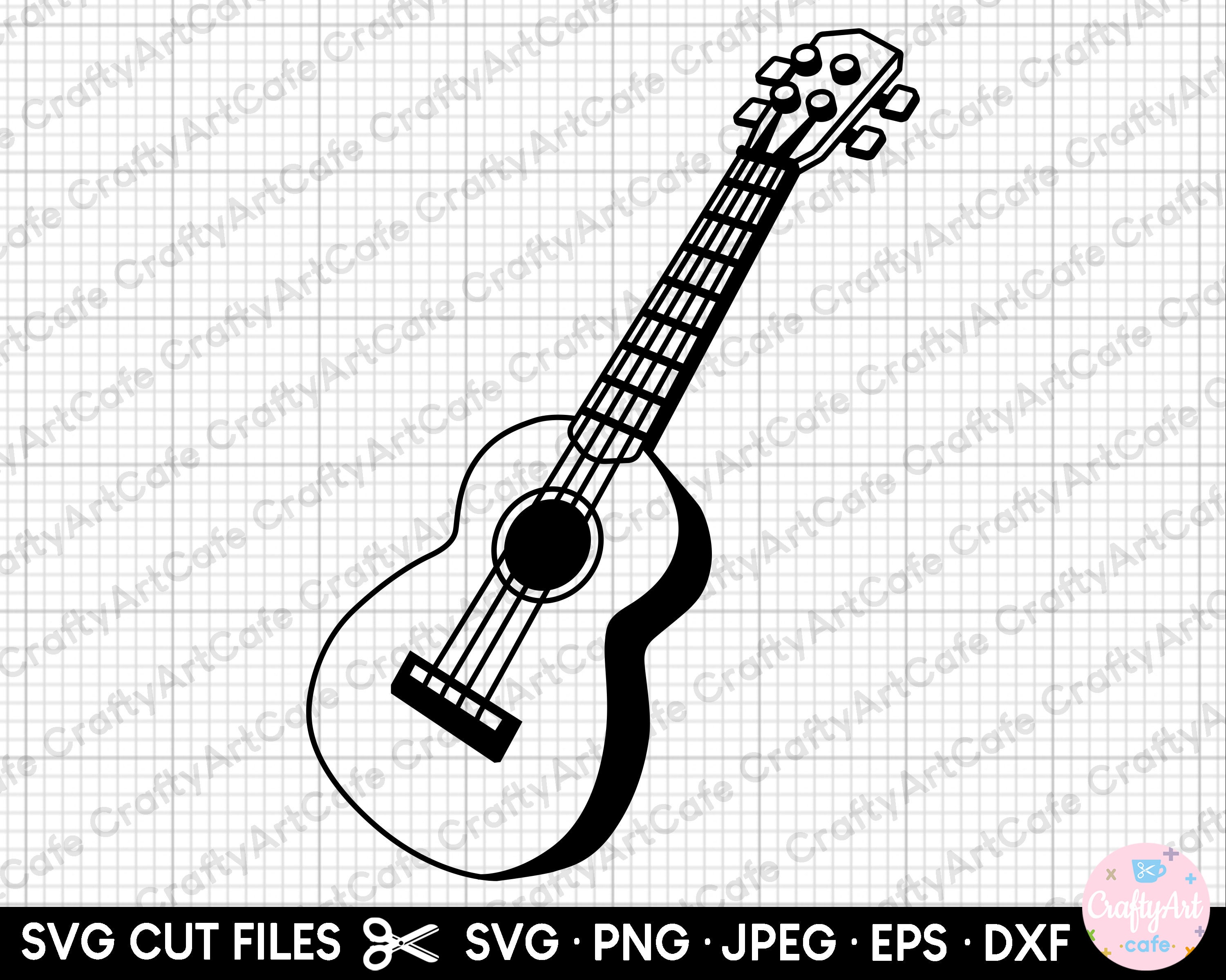 Ukulele Svg Cricut Ukulele Png Ukulele Clipart Vector Silhouette - Etsy
