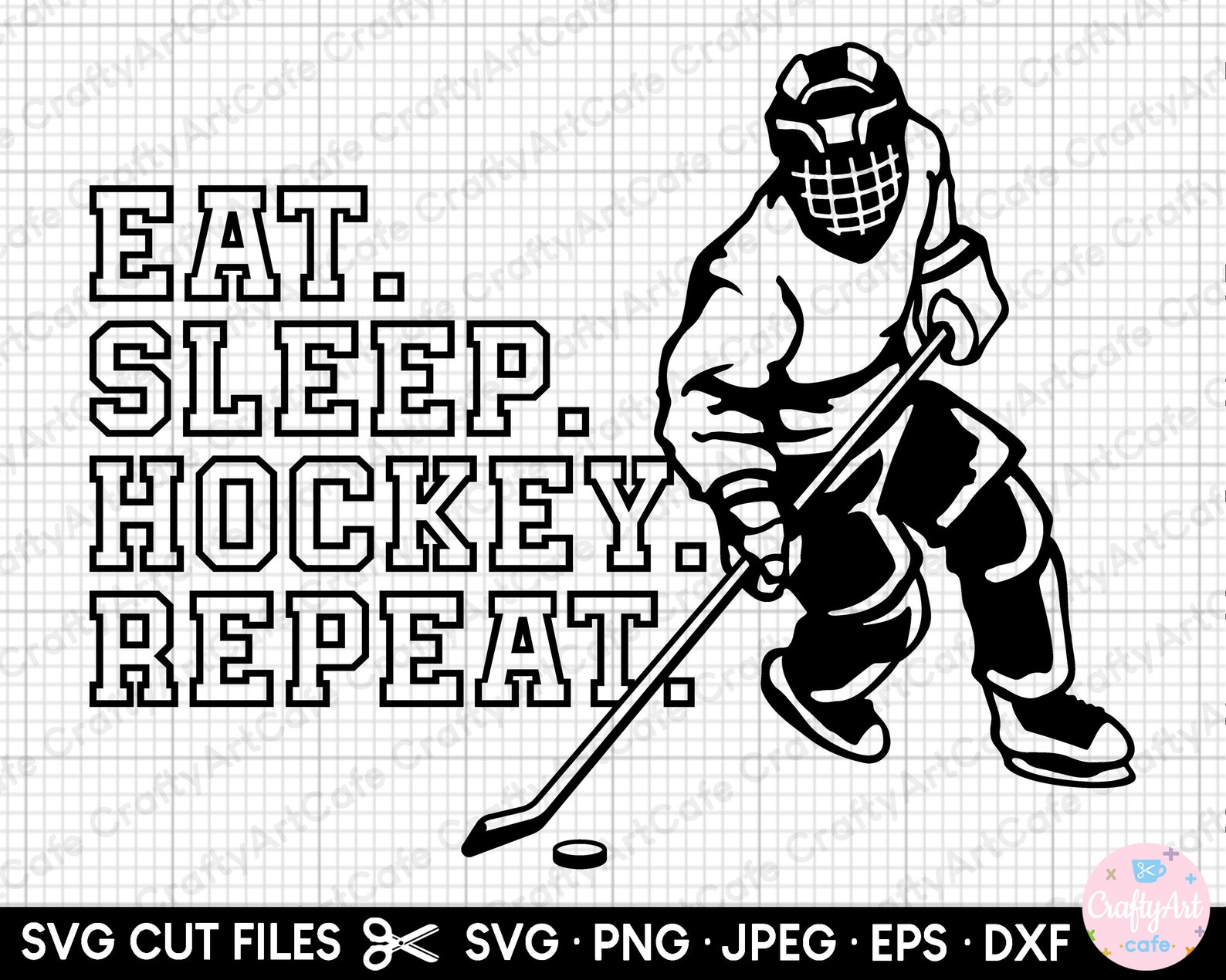 Ice Hockey Player Svg Cricut Shirt Cut File Ice Hockey Player Png Ice ...